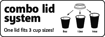 Combo Single Wall Coffee Cups by Castaway® NZ