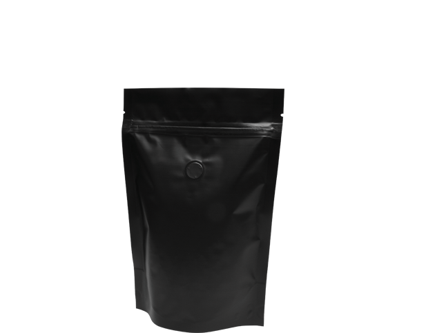 250g Stand-Up Coffee Pouch | Matte black | Castaway NZ