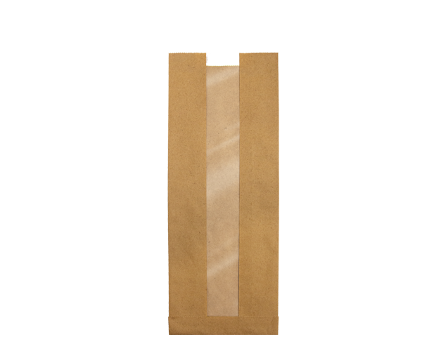 Loaf Kraft Window Bag | Brown kraft | Castaway NZ