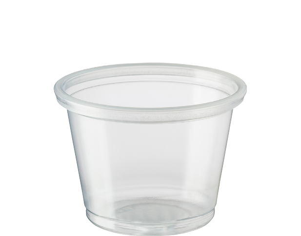 Portion Control Cup PP Round 30ml / 1oz Clear | Castaway NZ
