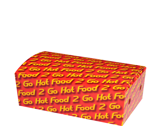 Hot Food 2 Go Tapered Small Snack Box 172x104x55mm | Castaway NZ